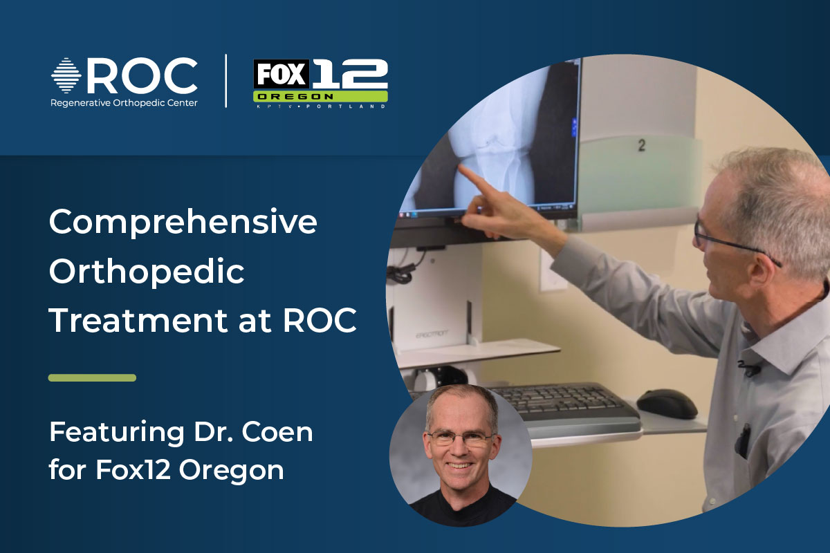 Comprehensive Orthopedic Treatment at ROC featuring Dr. Coen for Fox12 ...